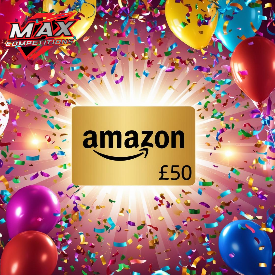 Free Giveaway £50 Amazon Voucher – Max Competitions